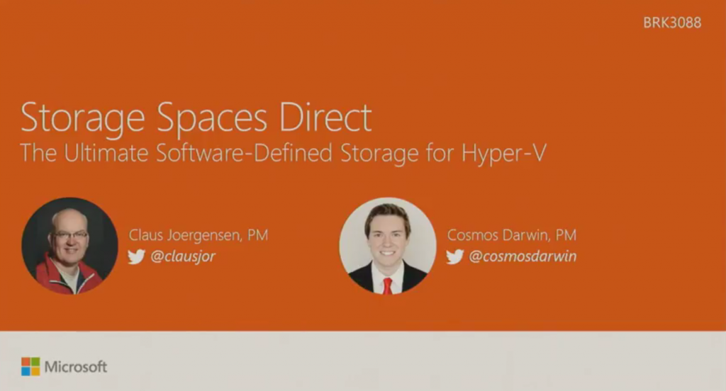 Ignite Storage Spaces Direct | Aidan Finn, IT Pro